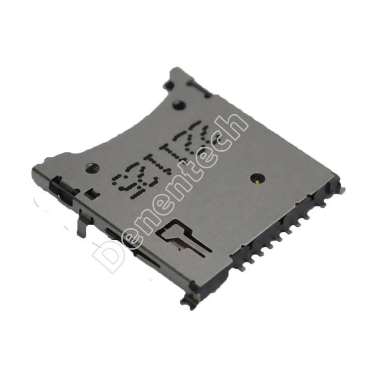 Denentech MicroSD 4.0 H1.67 push-push micro sd card socket connector for sale - Denentech ...